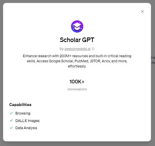 Scholar GPT on GPT Review | The world's largest & most trusted source on GPTs.